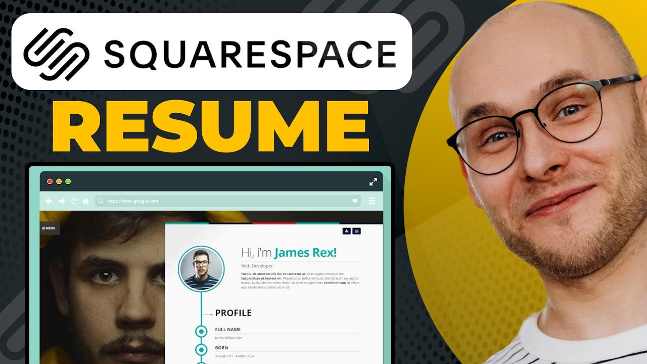 Squarespace Resume Tutorial Creating Resume Website On Squarespace Squarespace Resume Tutorial Creating Resume Website On Squarespace