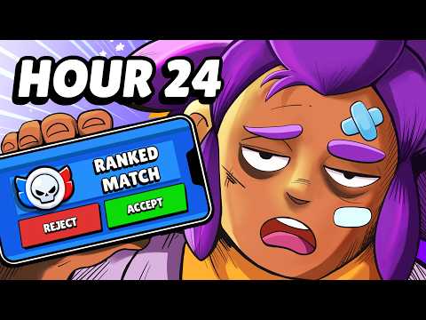 I Survived 24 Hours of Ranked Brawl Stars