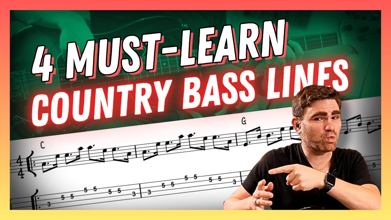 The Only 4 Country Bass Lines You Need To Learn [FREE PDF] | Toolbox ...