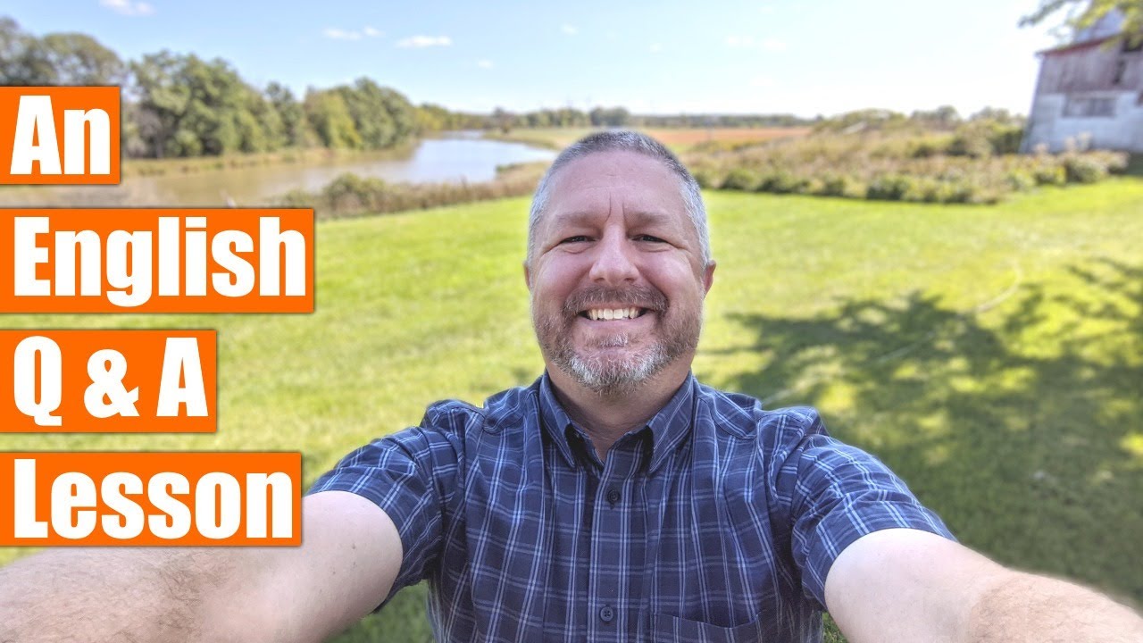 An Outdoor English Lesson! Let's Talk about the English Language! - YouTube