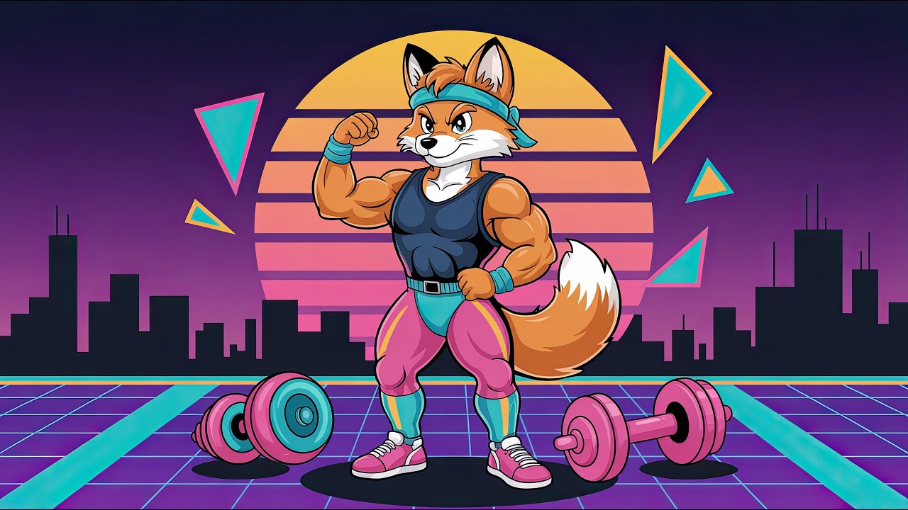 ⚡ Upbeat Synthwave WORKOUT Playlist - Retro Vibes
