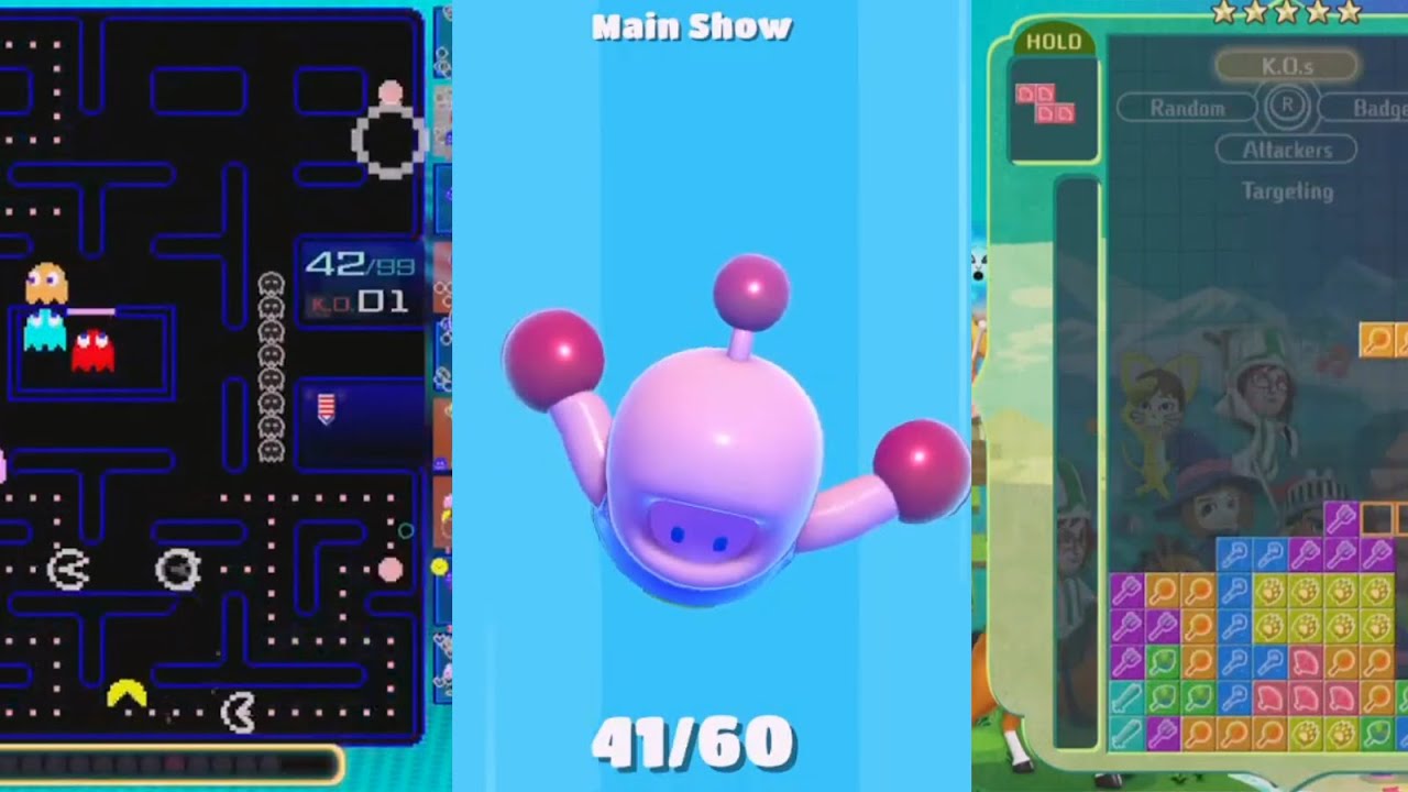 The Battle Royale Rumble - Pac-Man 99, Fall Guys, & Tetris 99 - YouTube