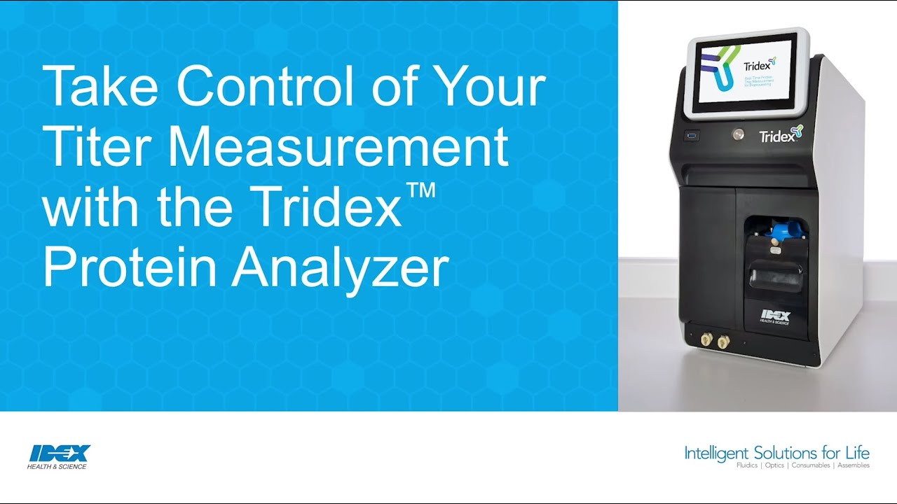 Control of Your Titer Measurement with the Tridex Protein Analyzer ...