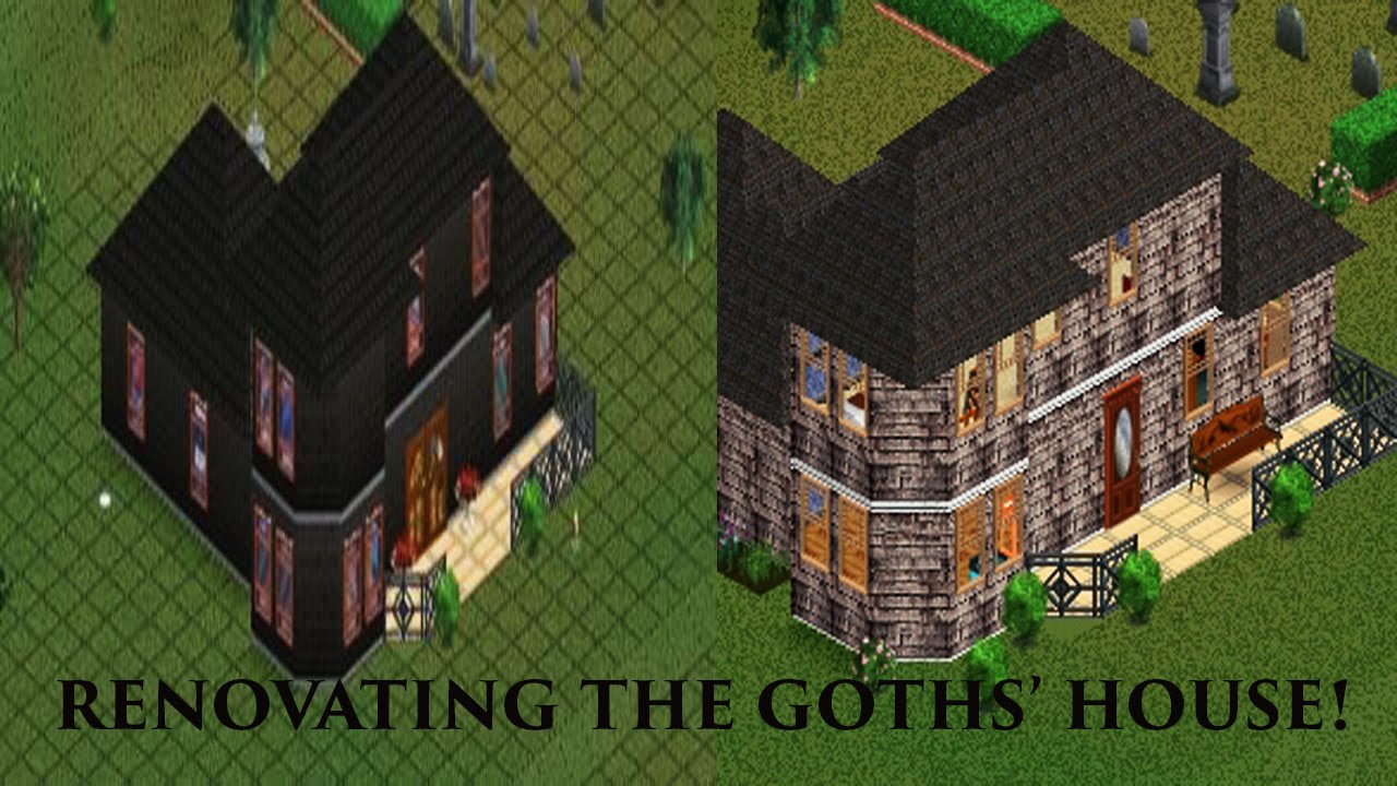 The Sims 1 - Renovating The Goths' House! - YouTube