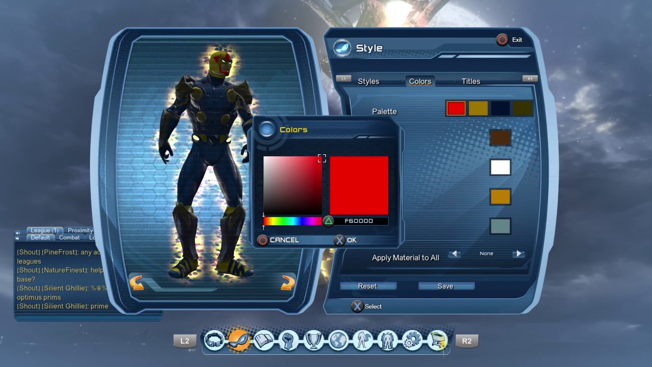 DC Universe Online Build My Hero! NOVA Centurion (MARVEL) - YouTube
