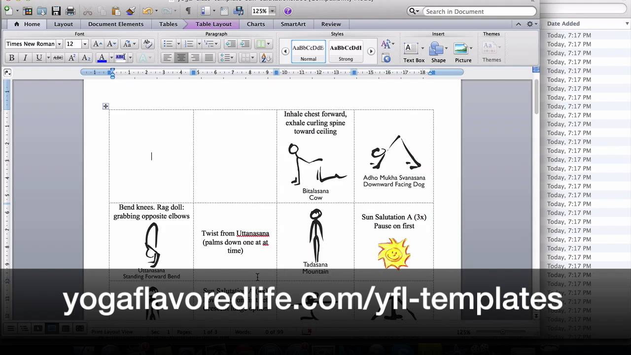 Creating Sequences with Yoga Pose Drawings - YouTube