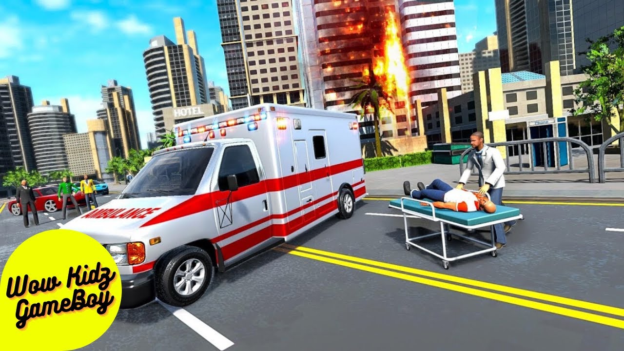 Ambulance Doctor Robot Transformation - Rescue Ambulance Van Drive ...