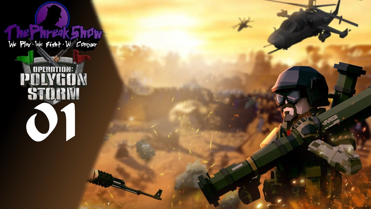 Let's Play Operation Polygon Storm - Part 1 - Tug O War! - YouTube