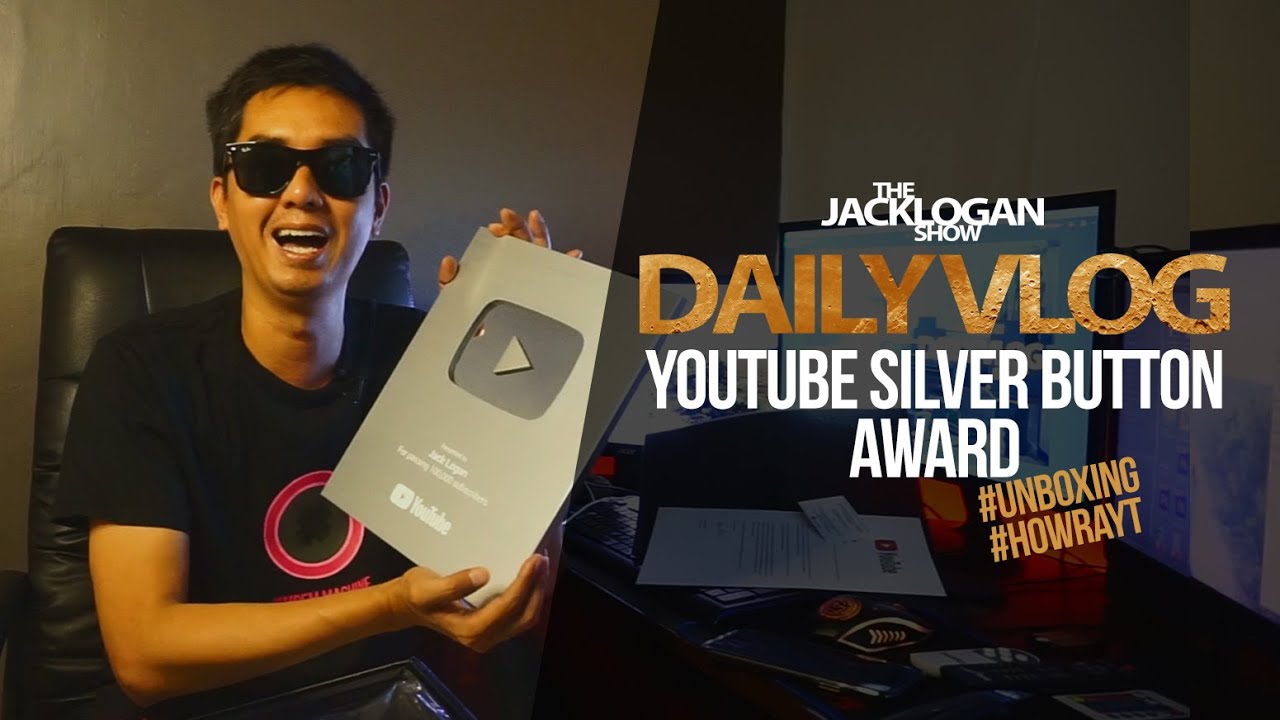 DAILY VLOG: The YouTube Silver Button Award | Unboxing - YouTube