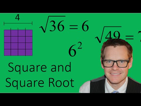 Squares and Square Roots (Simplifying Math) - YouTube