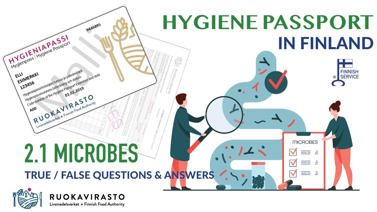 HYGIENE PASSPORT TEST (HYGIENIAPASSI) | LEARN ABOUT MICROBES | TRUE ...