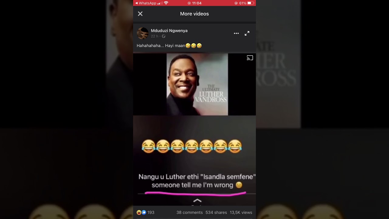 Isandla semfene 😂😂😂😂 - YouTube