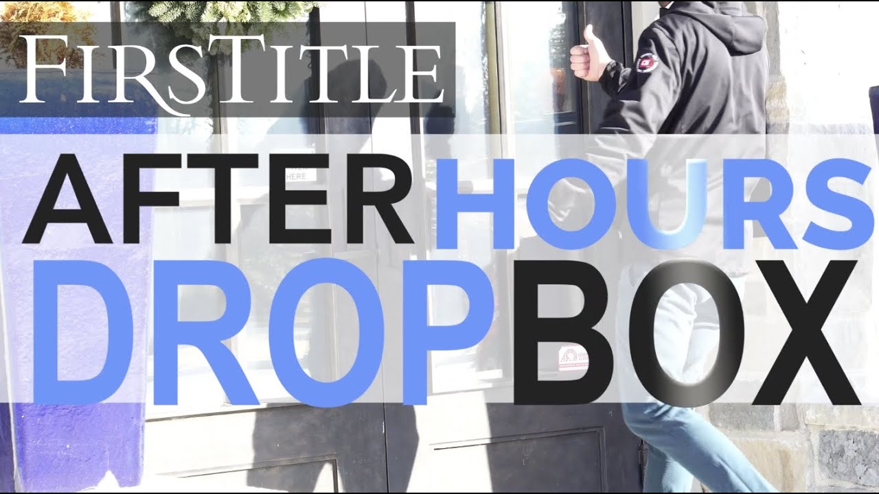AFTER HOURS DROPBOX | Drop By Anytime - YouTube