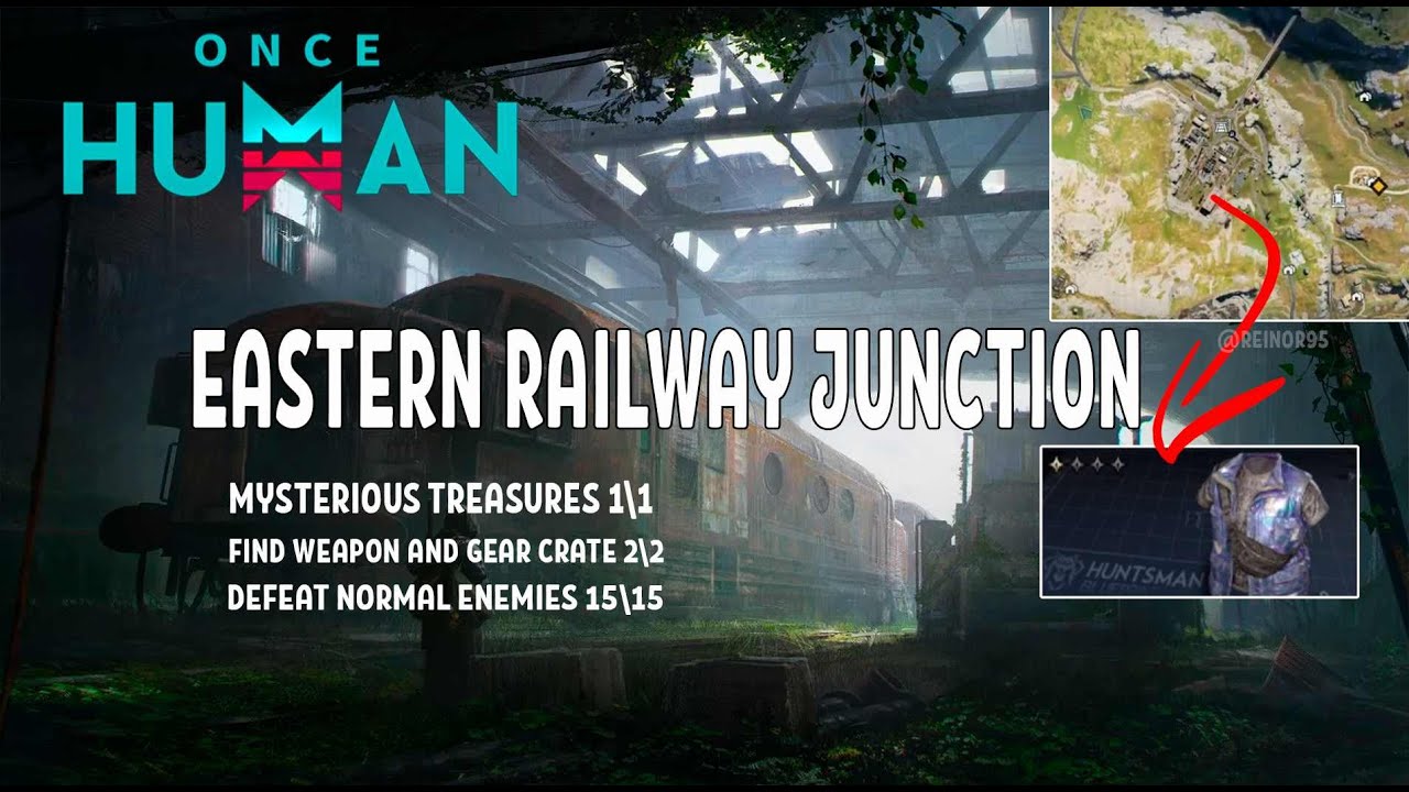 ONCE HUMAN | EASTERN RAILWAY JUNCTION | ПРОХОЖДЕНИЕ | SCOUT SET + BONUS ...