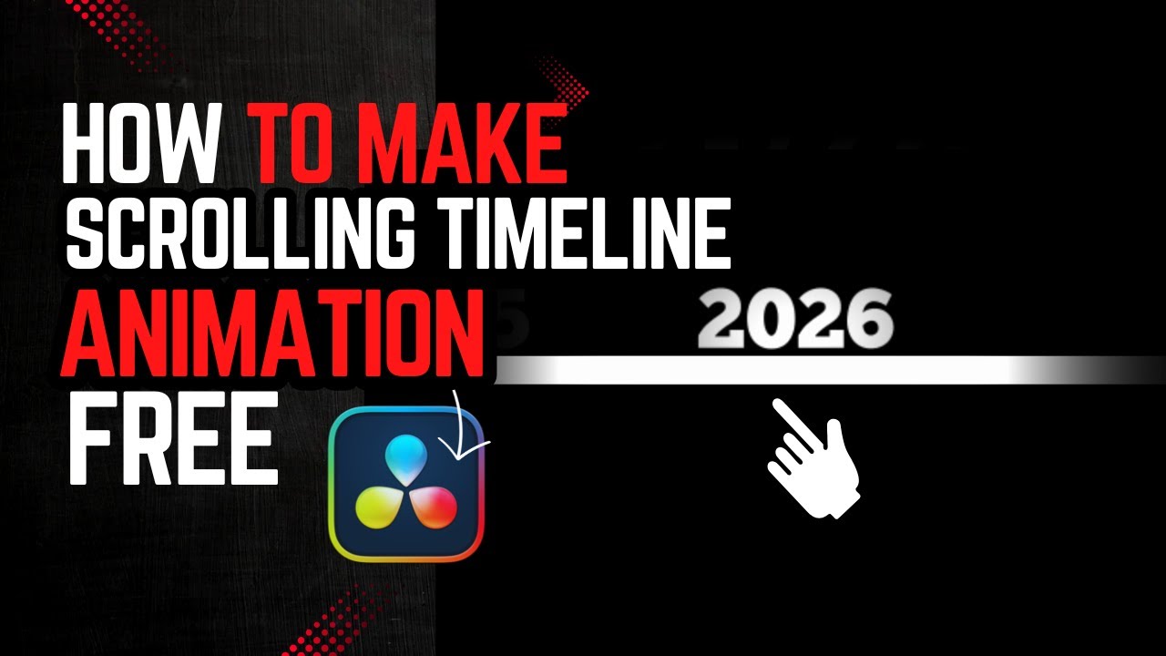 Scrolling Timeline Animation in DaVinci Resolve | Part 2 - YouTube