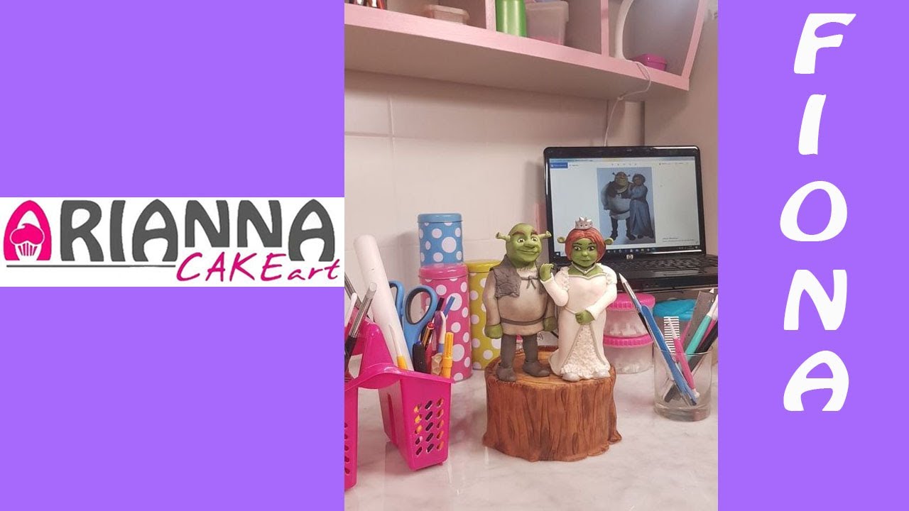 Video Tutorial Shrek in pasta di zucchero Corsi on line di cake design ...