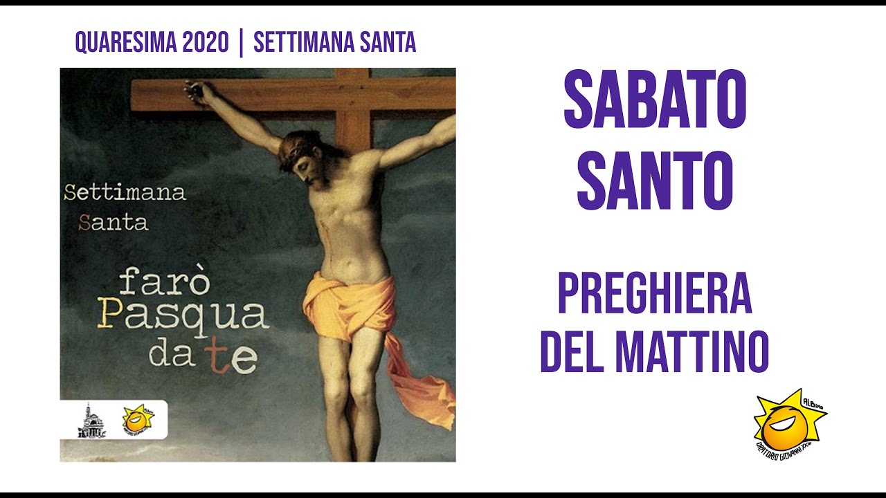 1104 Sabato Santo preghiera - YouTube