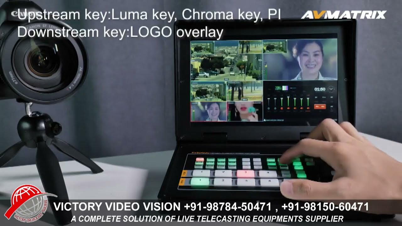 HDMI & SDI VIDEO MIXER AV MATRIX PVS0403U - YouTube