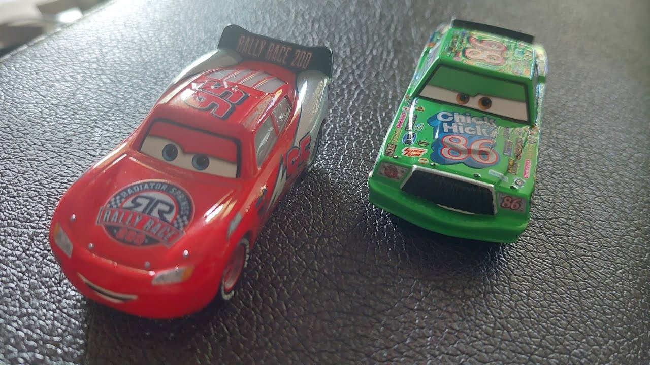 Race Rally 200 Lightning McQueen and Chick Hicks 2 Pack Score N Review ...