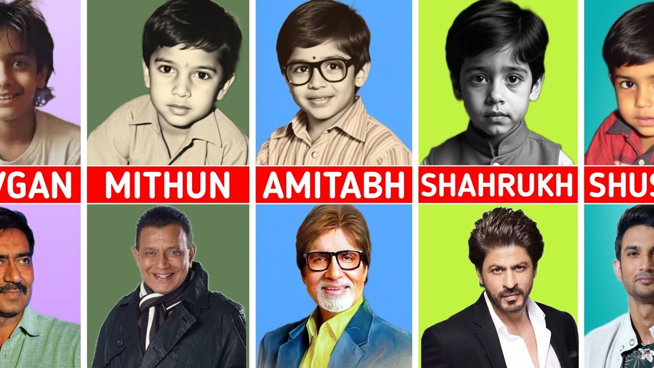 Childhood Memories Of Famous Bollywood Actors| Mithun Chakraborty ...