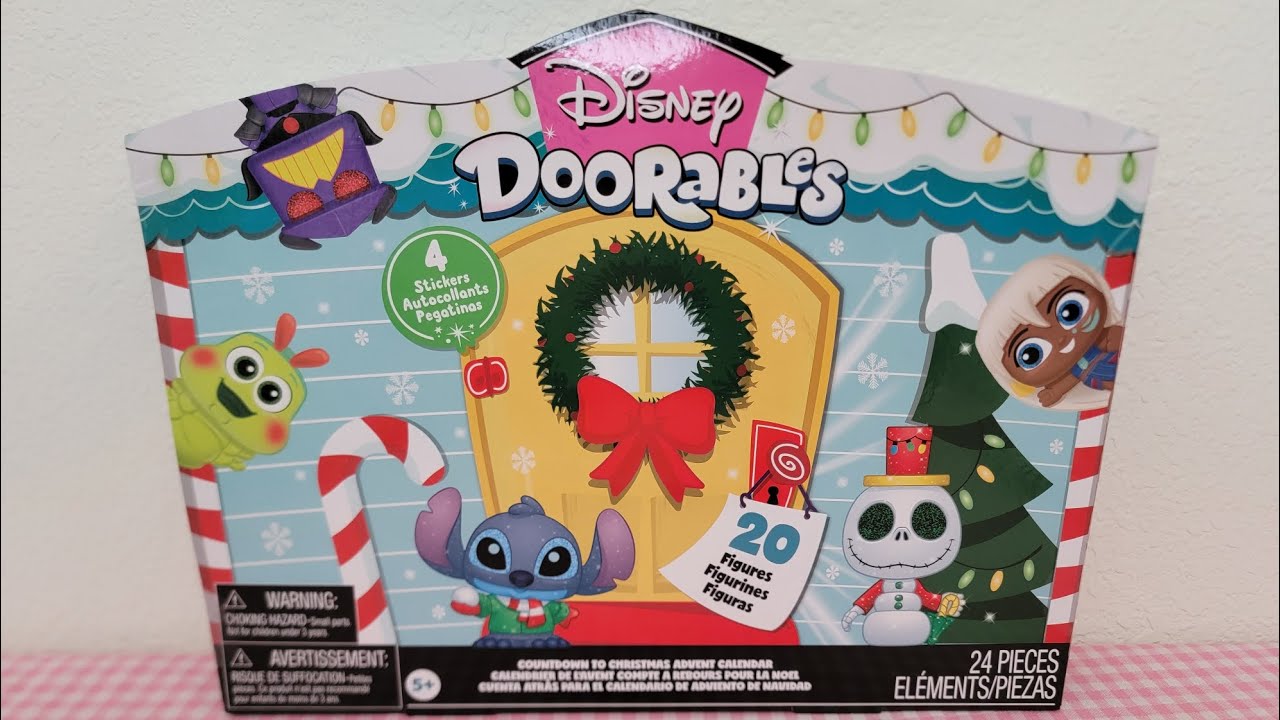 Disney Doorables 2024 Countdown to Christmas Advent Calendar w ...