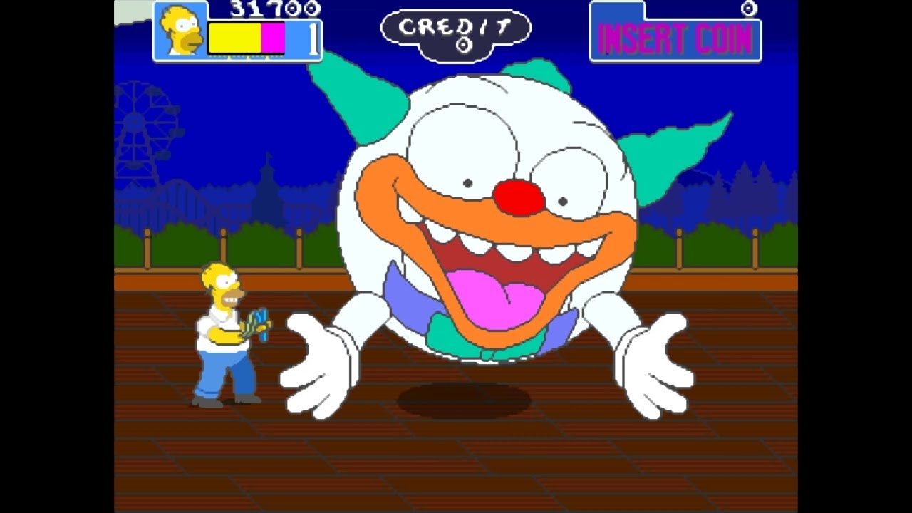 The Simpsons (Arcade) - 1CC (Homer Very Difficult Score 193000) - YouTube