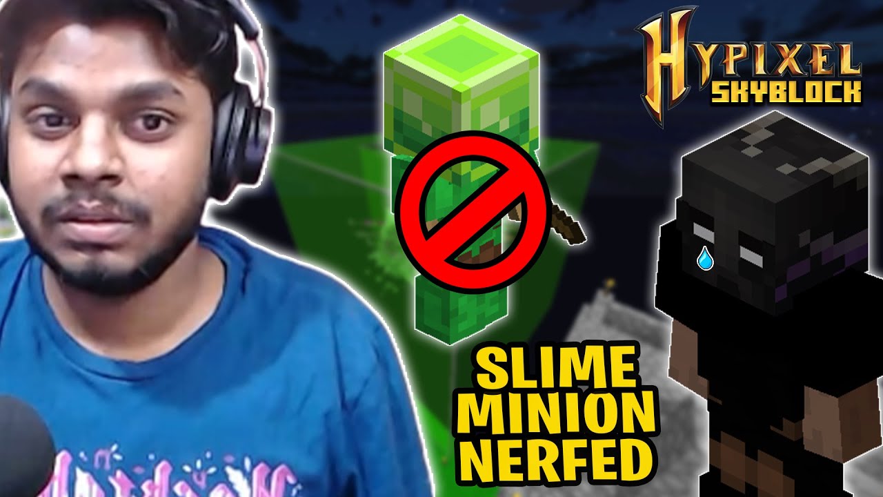 NEW Slime Minion AFK setup | Witherborn NERF! | No Slime minion AFK in Minecraft Hypixel ...