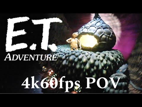 E.T. Adventure Universal Studios Orlando 4k60fps Copyright free onride ...