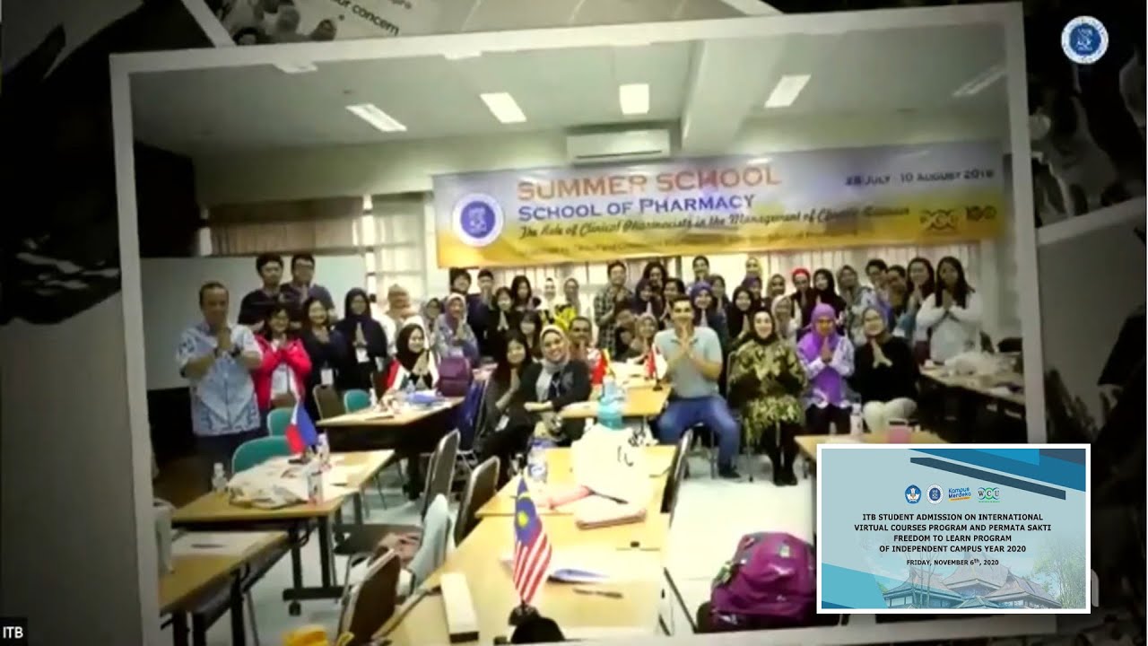 ITB Student Admission on International Virtual Courses Program - YouTube