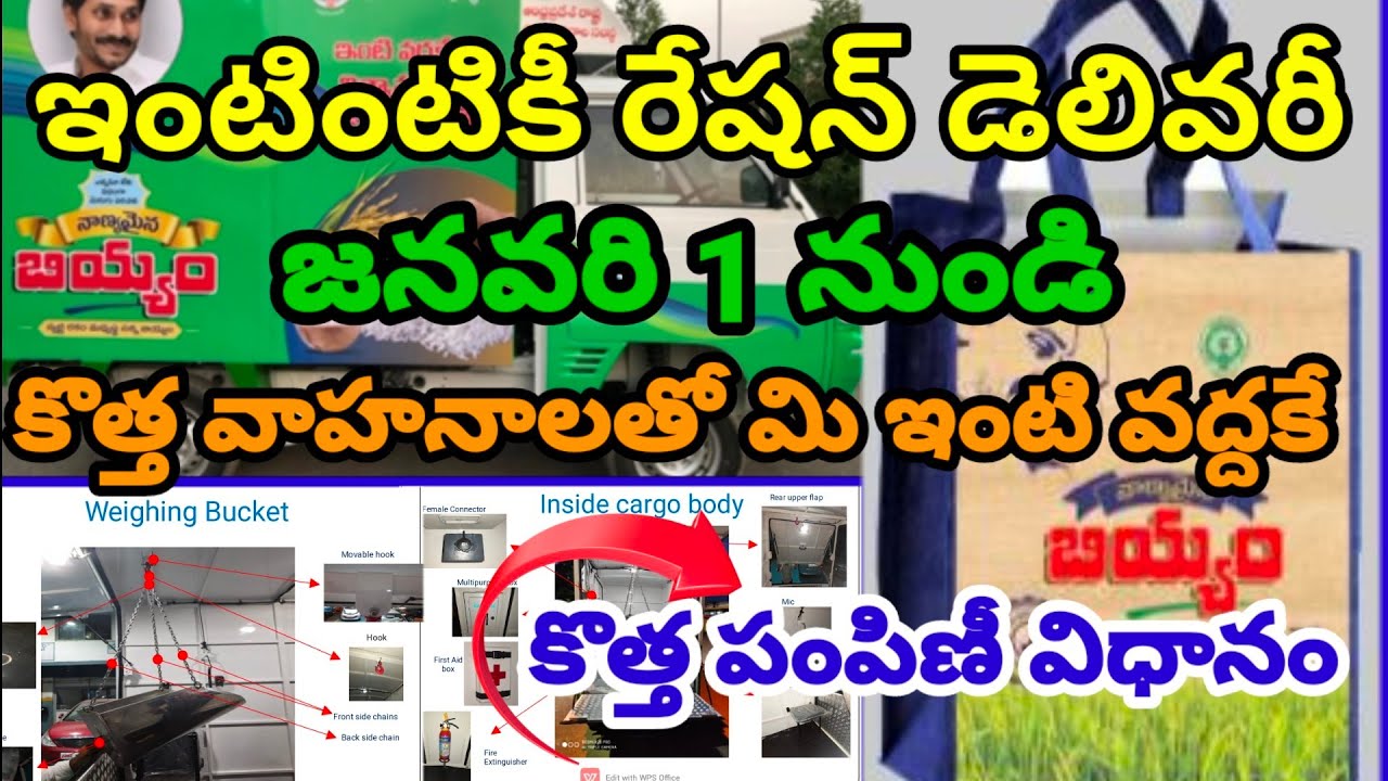 FEB 1నుంచి ఇంటింటికీ రేషన్|Ration Door Delivery Process AP|Ration ...