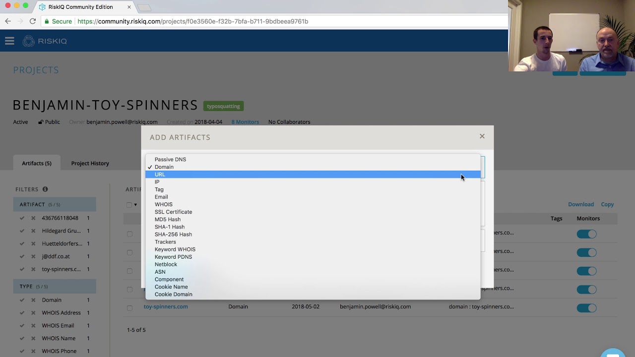 11. How to Investigate Cyber Threats with RiskIQ PassiveTotal - Using ...