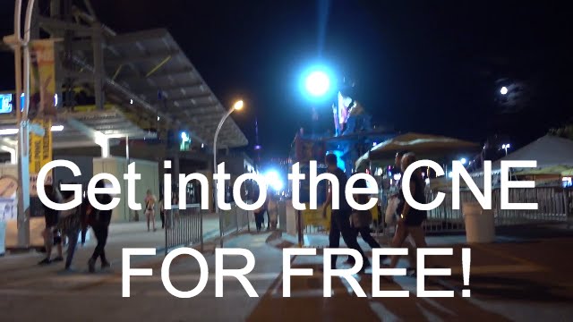 How to get into the CNE for FREE AND get FREE Parking!! - YouTube
