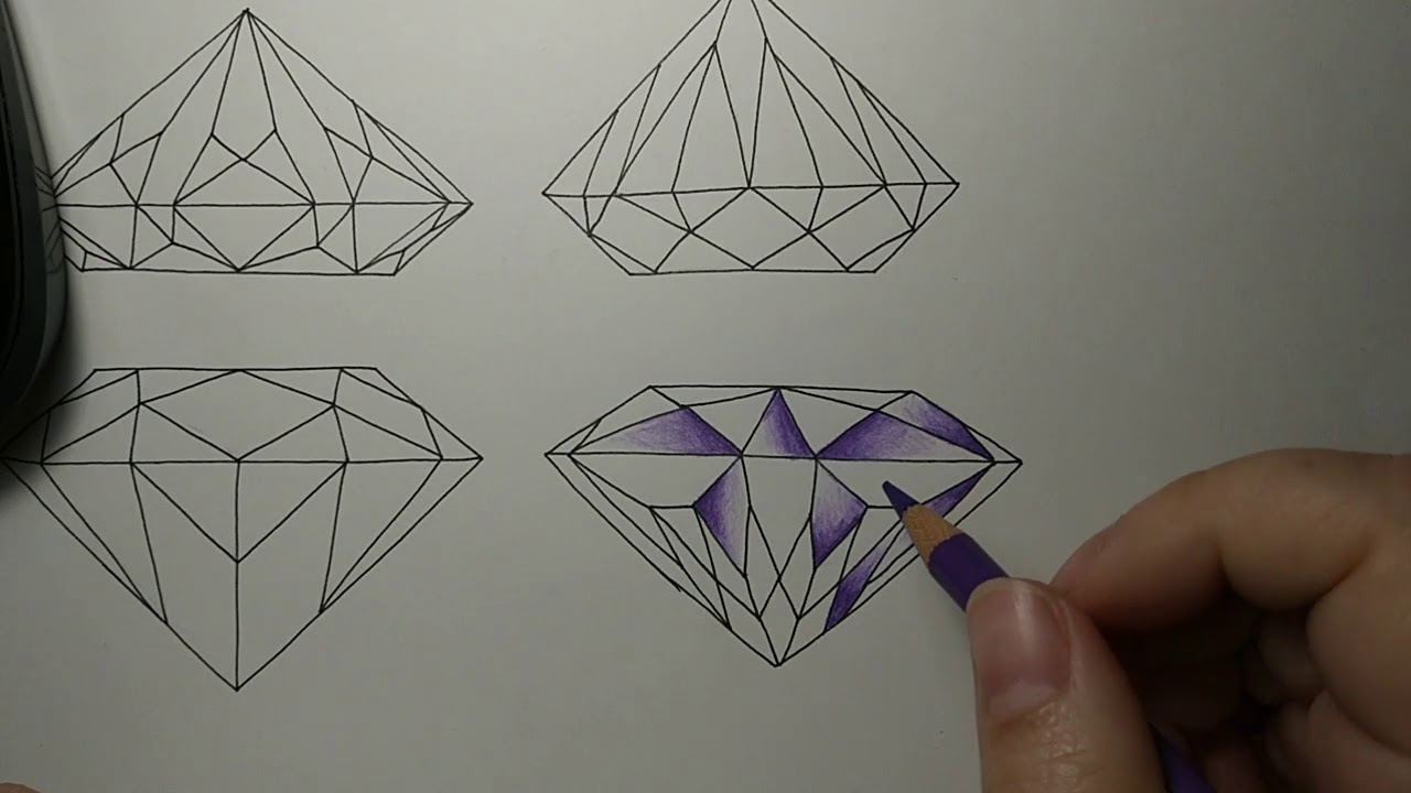 Diamond Side view tutorial - YouTube