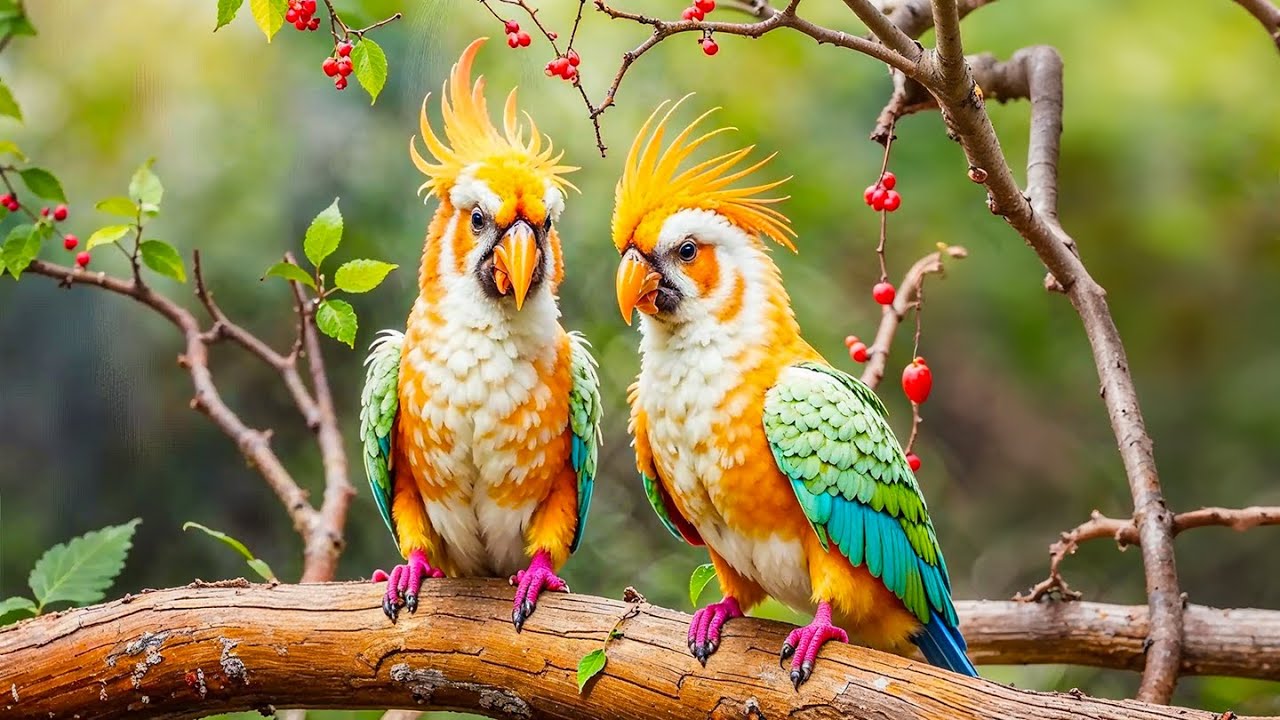 Most Beautiful Parrots of Australia | Colourful Birds | Relaxing Nature ...