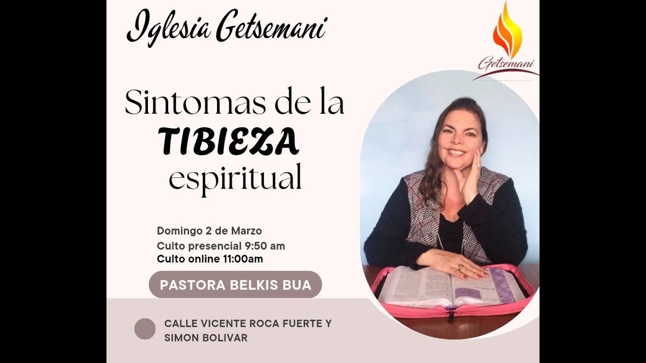 Sintomas de la tibieza espiritual.Pastora Belkis Bua - YouTube