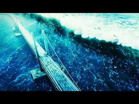 Mega Tsunami (scenes from the film - Haeundae 2009) 1080p - YouTube