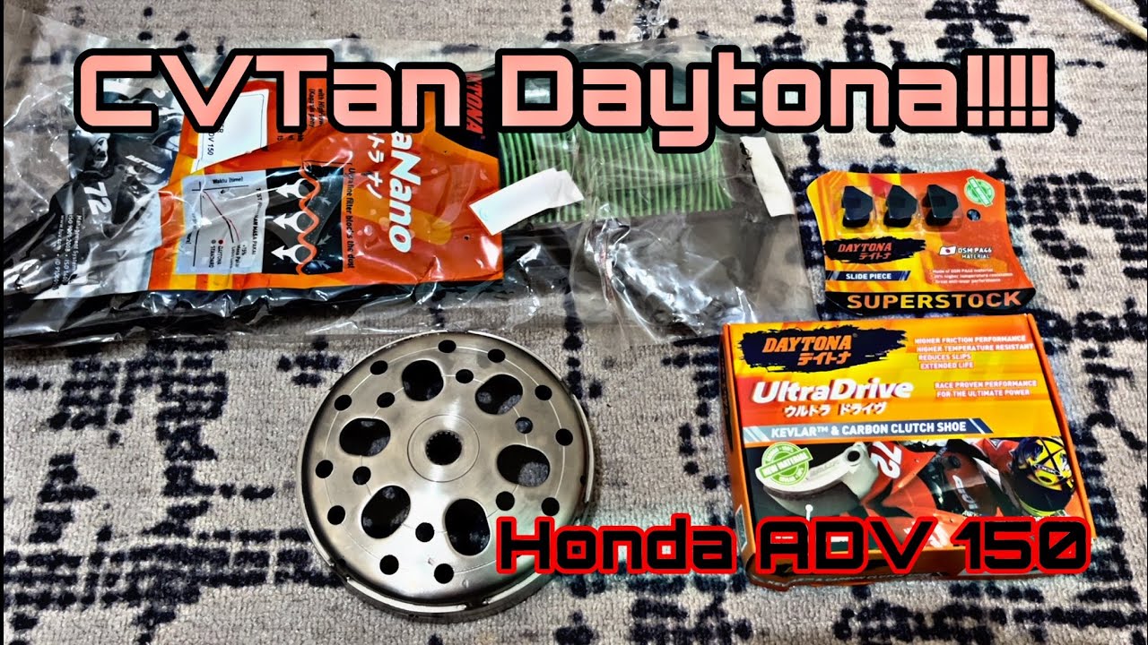 UPGRADE CVT ADV 150 Daytona Semoga Ga gredeg | Honda Adv 150 - YouTube