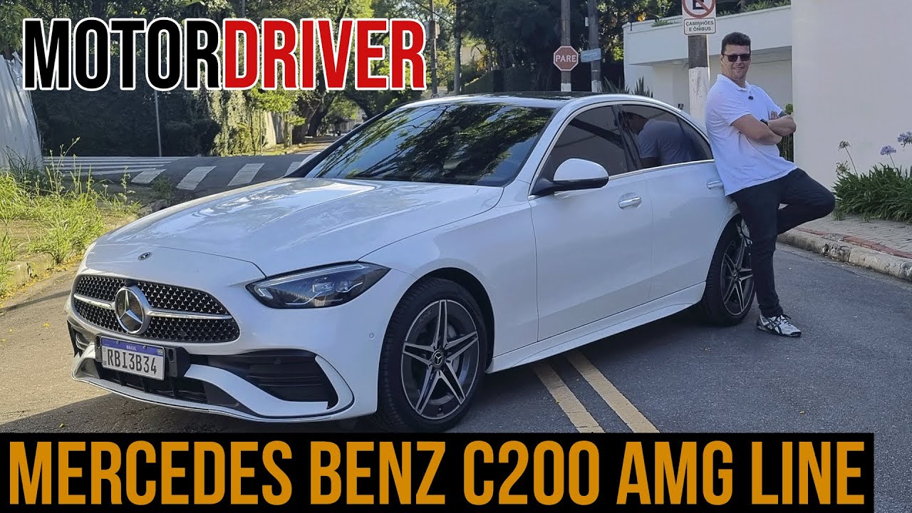 Mercedes C200 AMG Line - Luxo e esportividade andando juntos e com ...