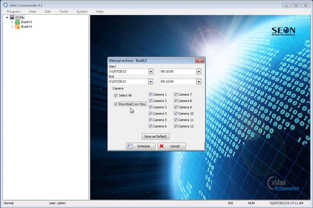 Seon vMax Commander Part 1 Scheduling Manual Archives - YouTube