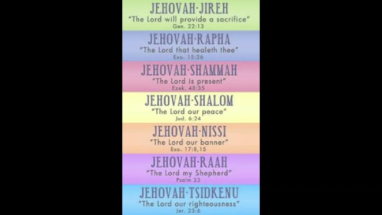 7 Redemptive Names Of God YouTube 7-redemptive-names-of-god-youtube