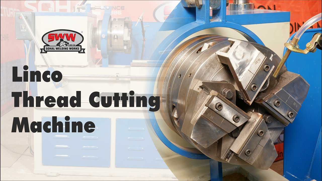 Linco Die Head Threading Machine For Round Bar, Rebar Bar, Steel Bar ...