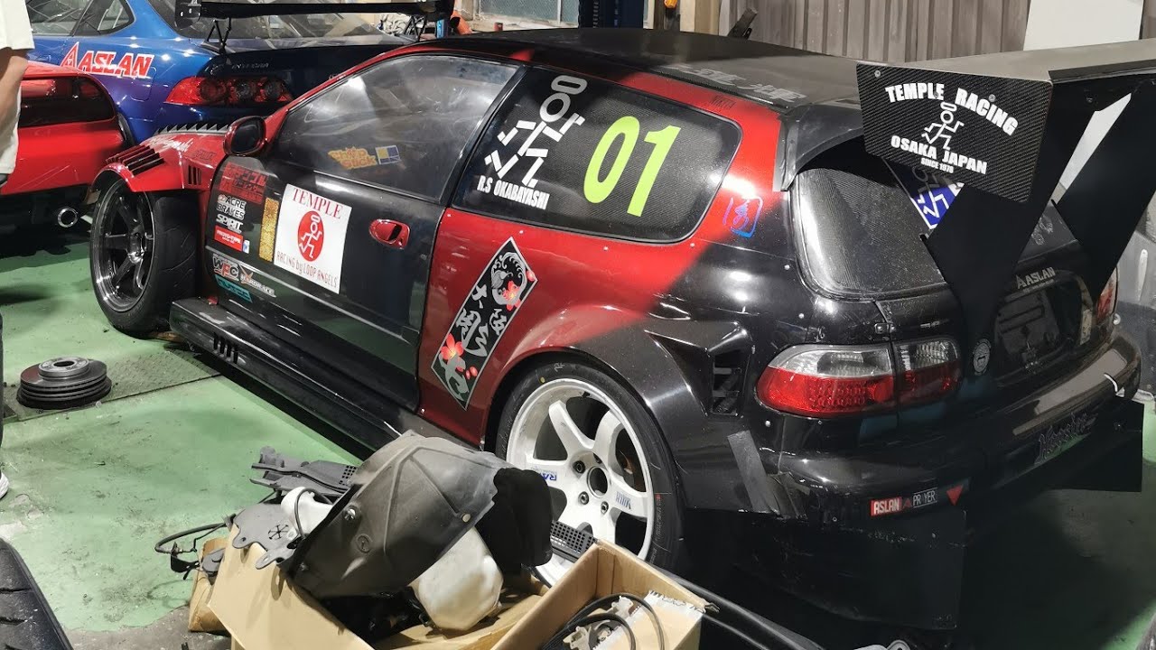 Honda Culture in Japan by Aslan Inc and Temple Racing Shop tour Walk ...