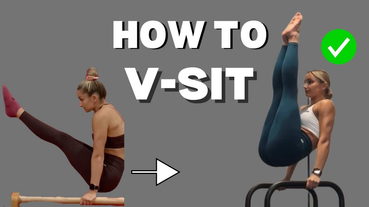 How to V- SIT! Steps & progressions from L-sit to -V-sit - YouTube