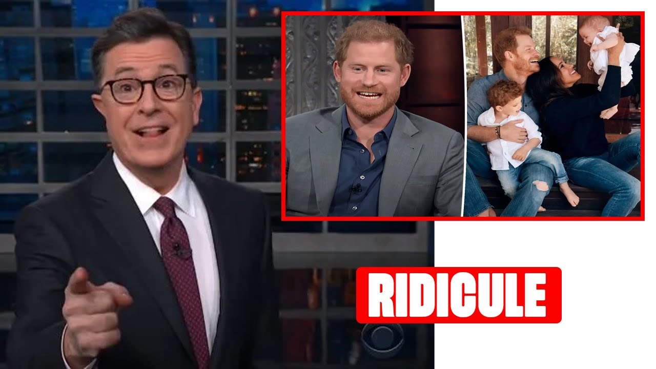Stephen Colbert Ridicules Harry Over Gingers Archie & Lilibet, He ...