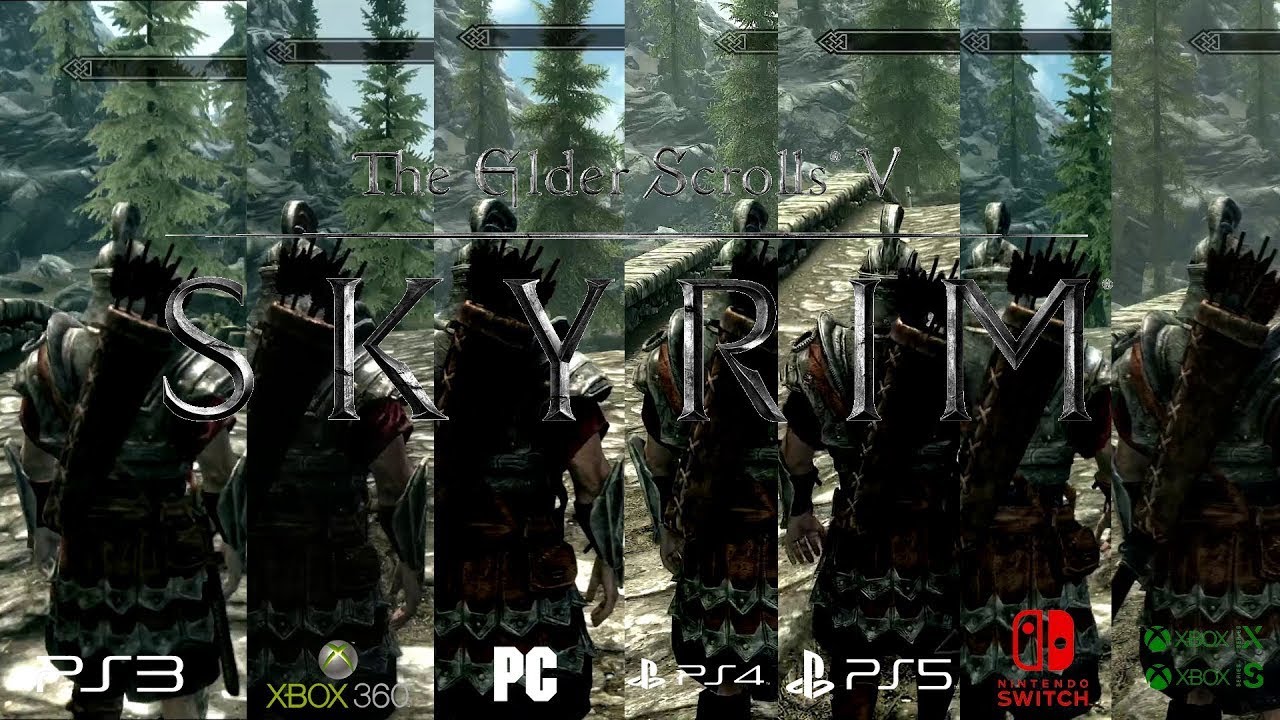 The Elder Scrolls V: Skyrim - PS3 vs Xbox360 vs PC vs PS4 vs Switch vs ...