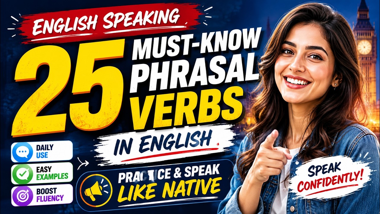 Master 25 Must-Know Phrasal Verbs in English| Part 1 - YouTube