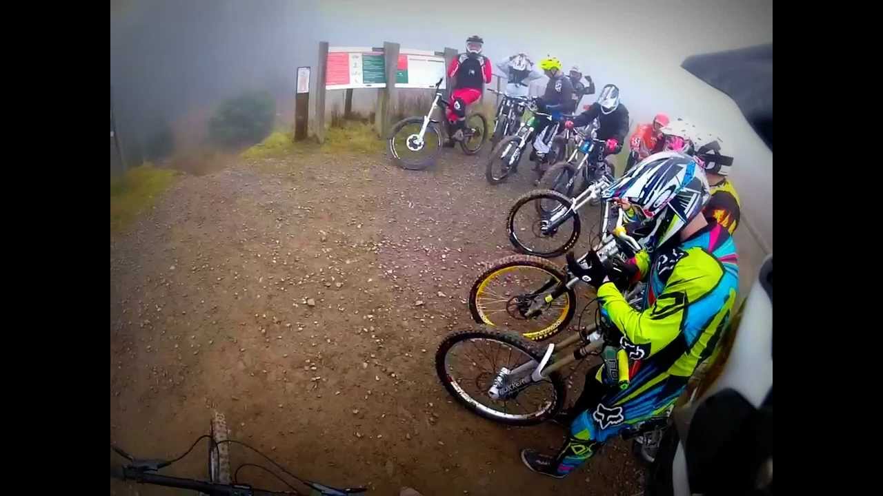Downhill MTB Cwmcarn Wales HD - YouTube