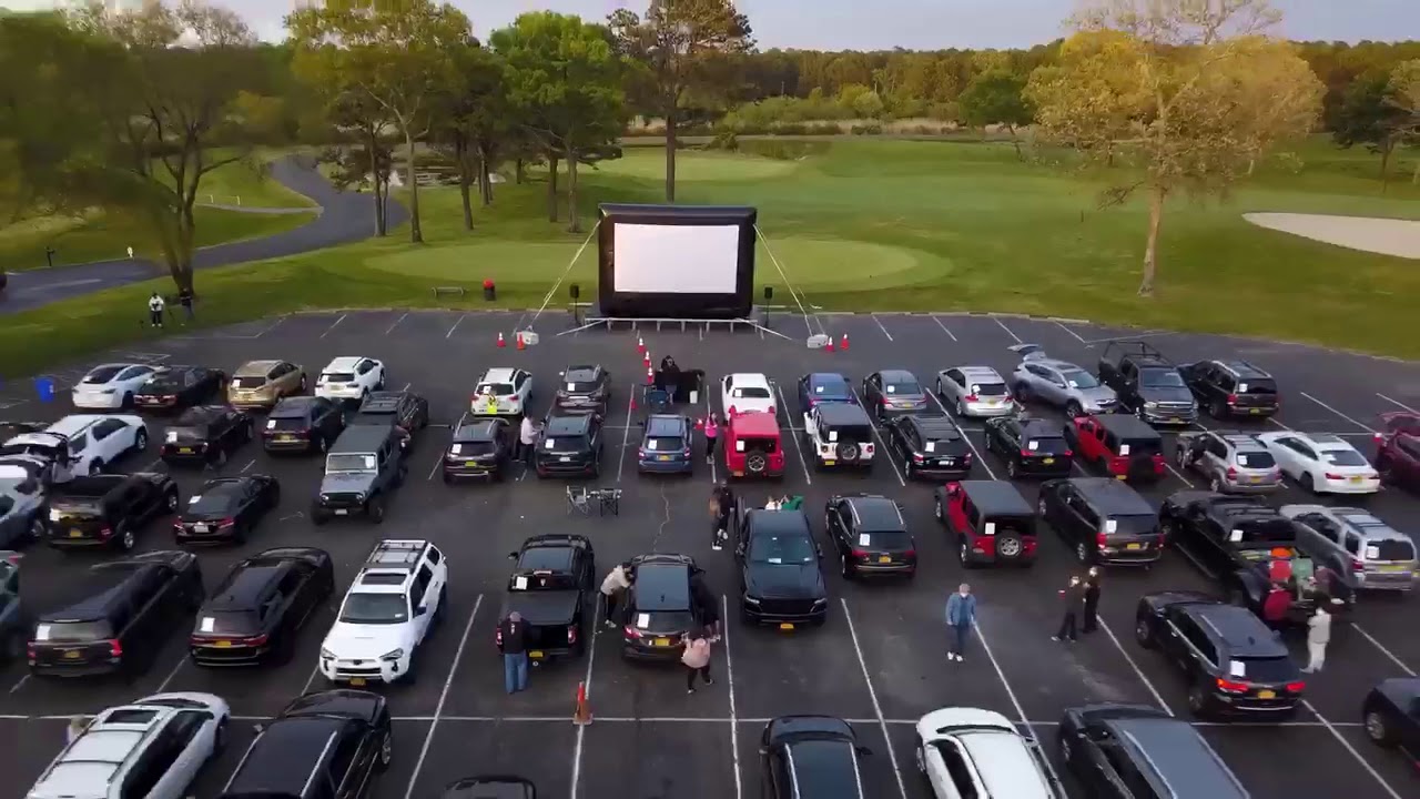 Pop-up Drive-In at Swan Lake Caterers - Manorville, NY - YouTube