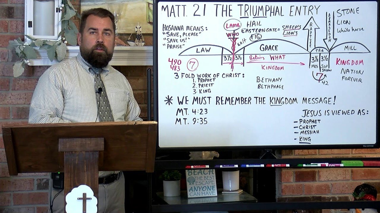 Matthew 21:1 to 46 The Triumphal Entry of Jesus Christ - YouTube