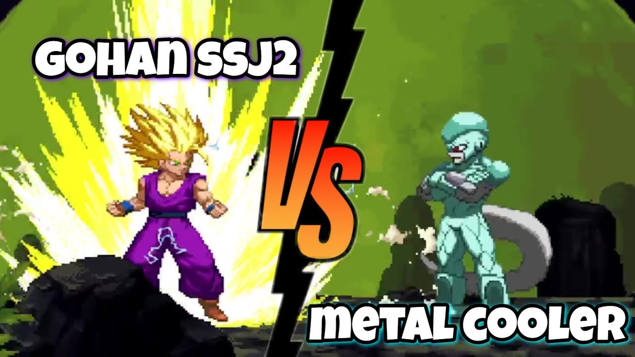 Gohan SSJ2 Vs Metal Cooler dragon ball fights / mugen - YouTube
